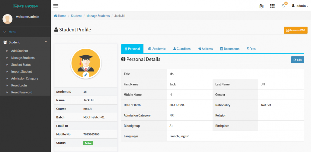 Education Center Management Software